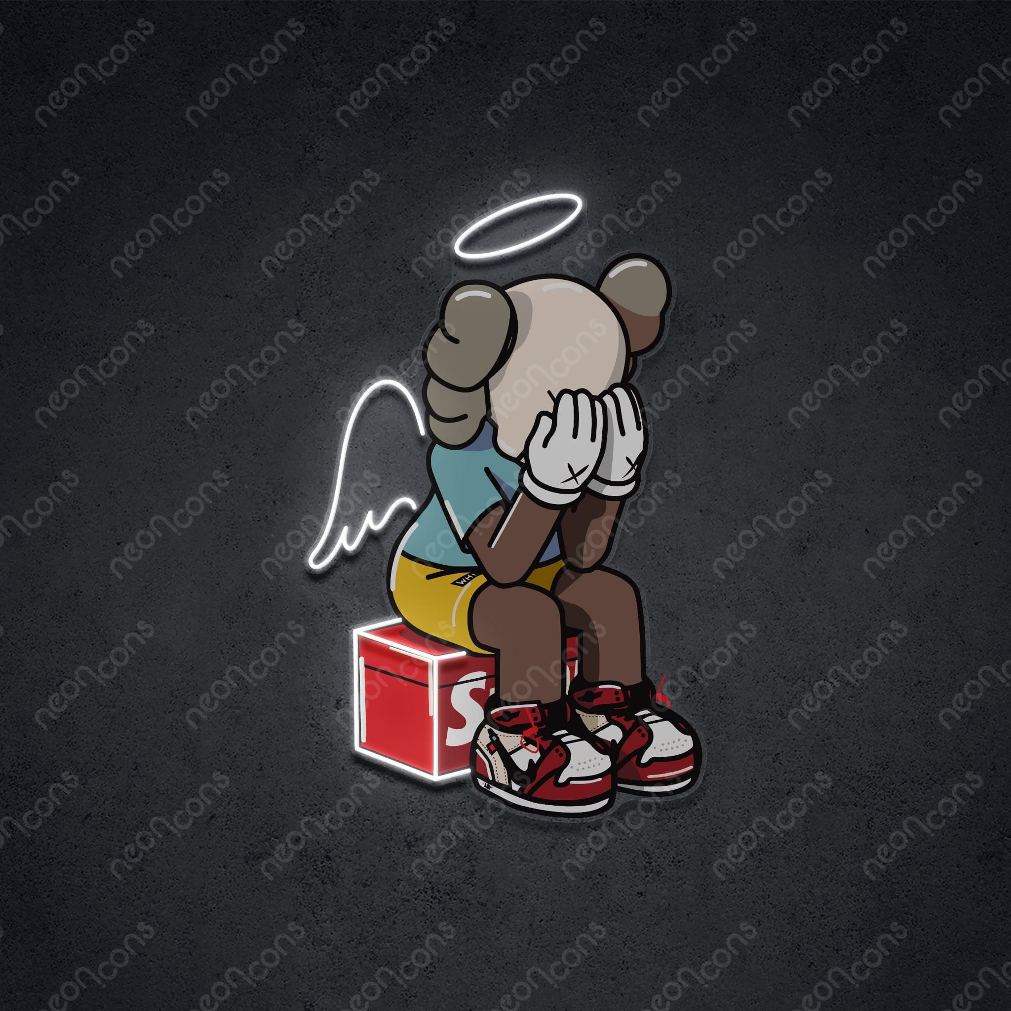 "Need Money for Supreme" LED Neon x Print – Neon Icons