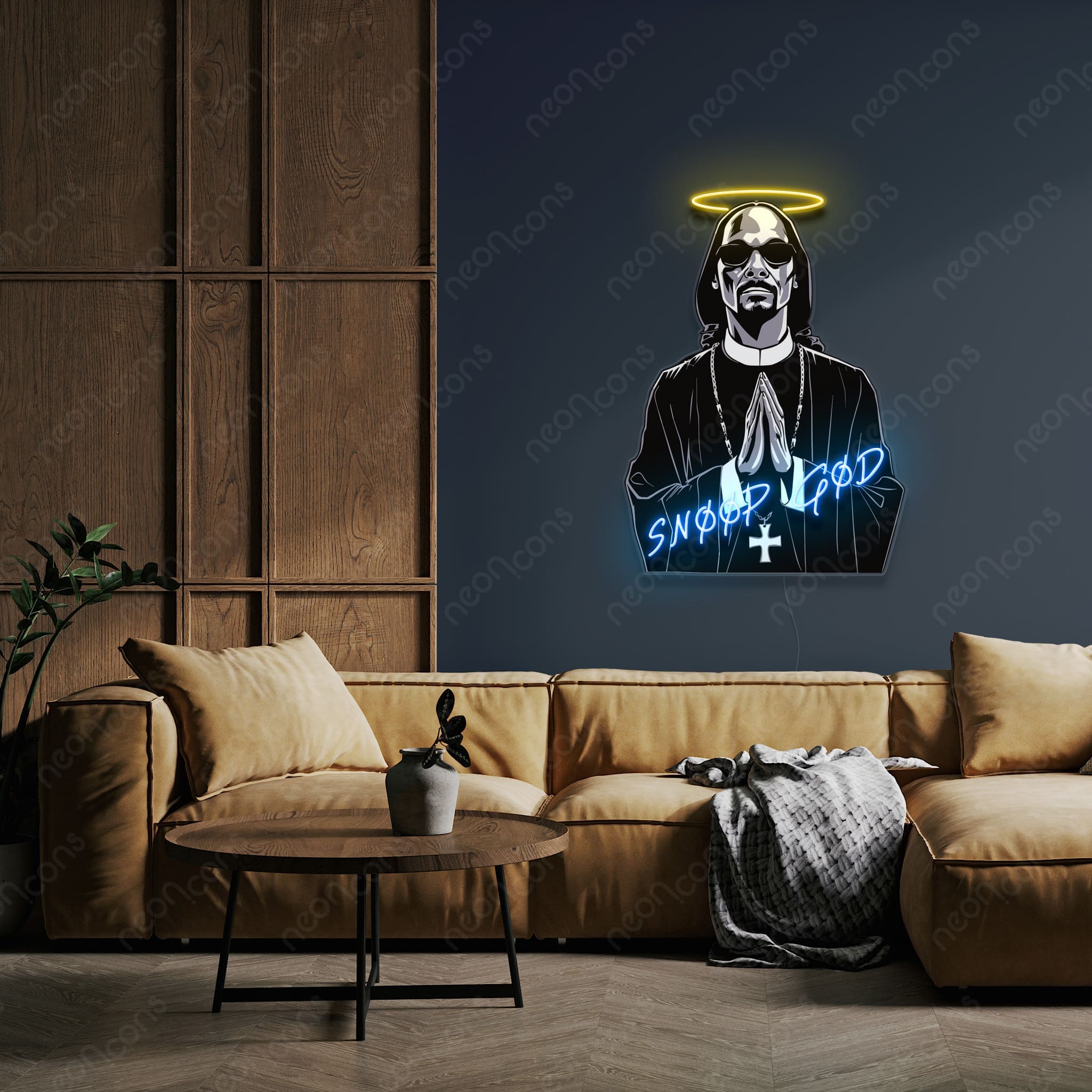 "Snoop God" LED Neon x Print – Neon Icons