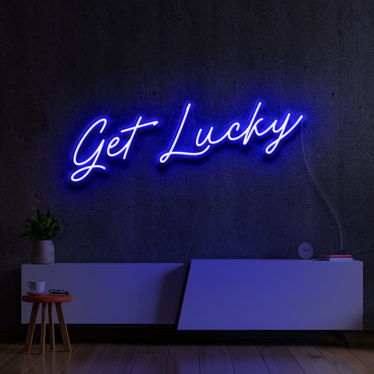 "Get Lucky" Neon Sign – Neon Icons