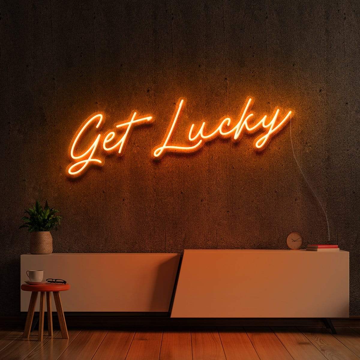 "Get Lucky" Neon Sign – Neon Icons