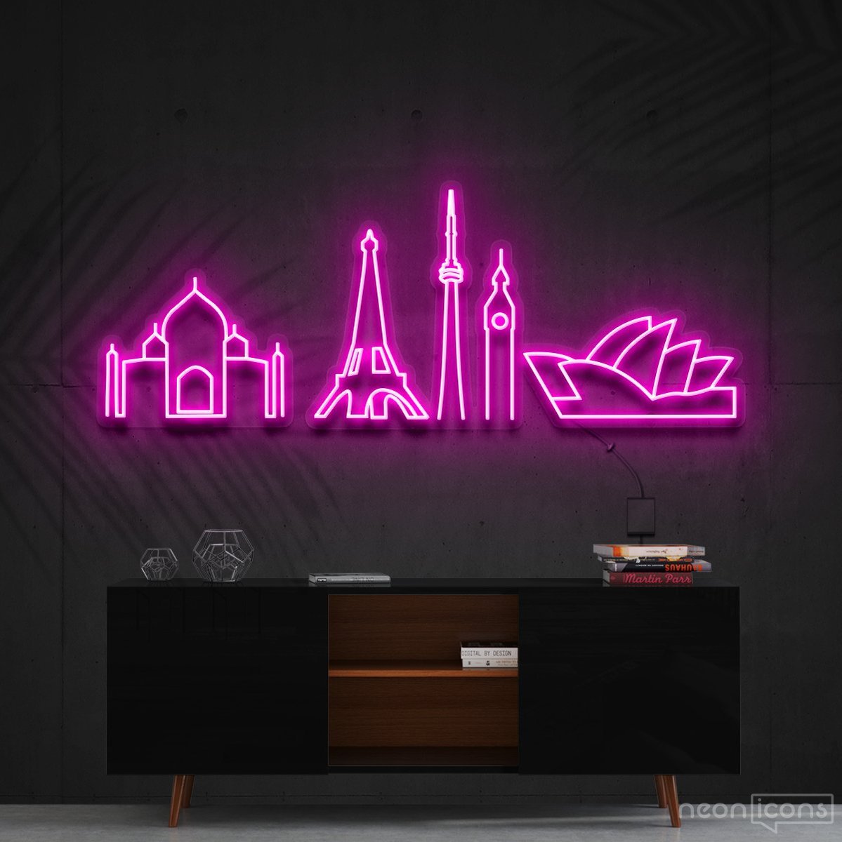 "Iconic Monuments" Neon Sign – Neon Icons