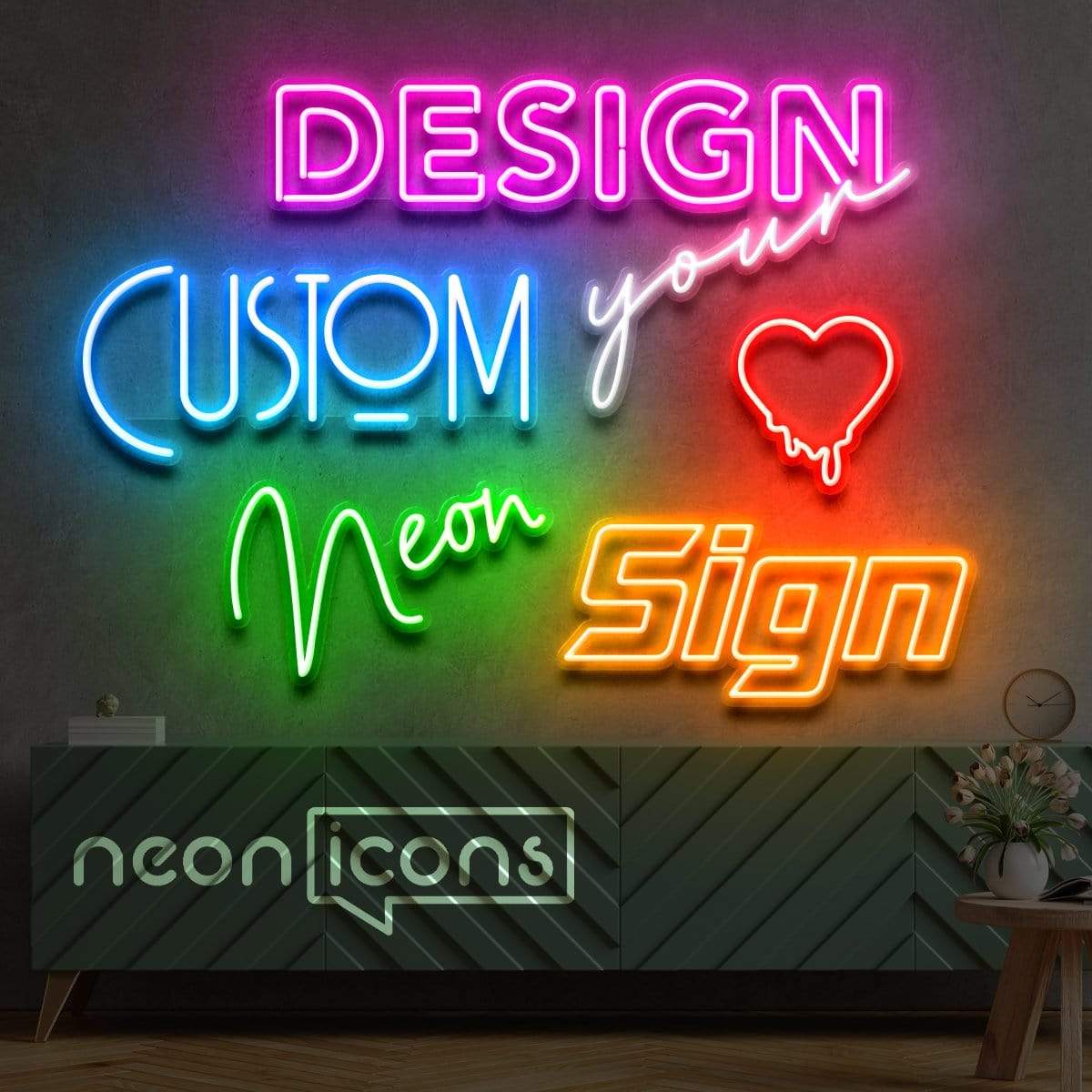 Get Your Custom Neon Signs Online – Neon Icons