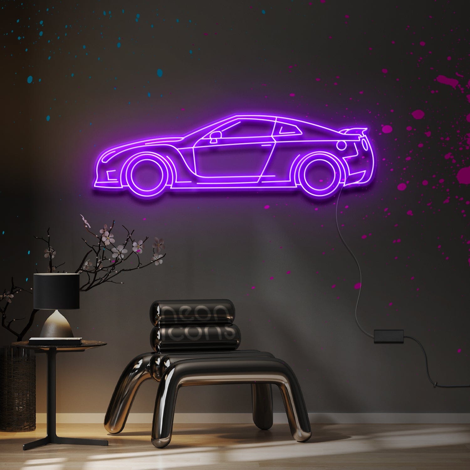 "Nissan R35 GTR" LED Neon – Neon Icons